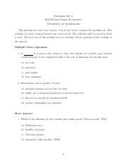 Problem Set Pdf Problem Set ECON Public Economics University Of Queensland This