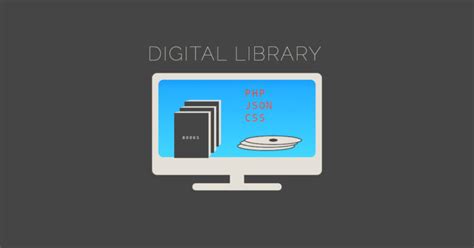 Digital Library Website Built With PHP And JSON For Beginners Dazvow