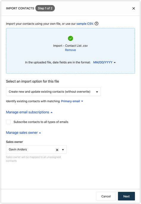 how to import accounts from csv xlsx file freshsales classic