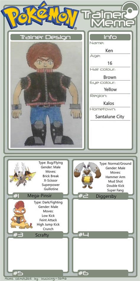 Pokemon Light And Darkness Ken Team By Dragodanir On Deviantart