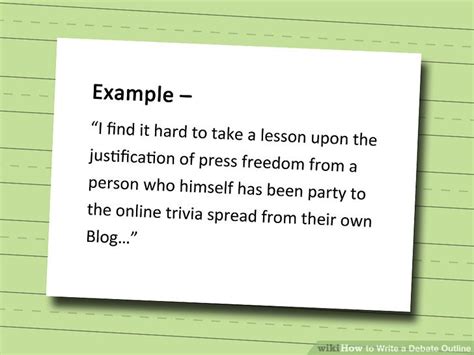 How To Write A Debate Outline Steps With Pictures WikiHow