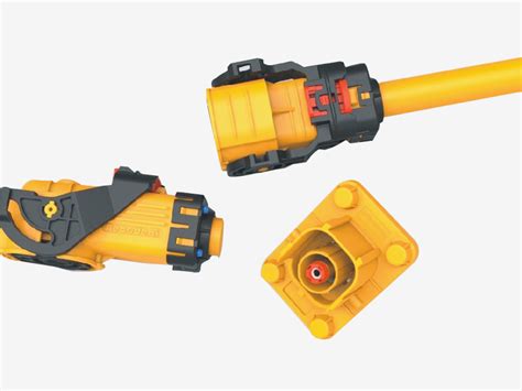 Reb单芯大电流塑料屏蔽互锁连接器 线束世界