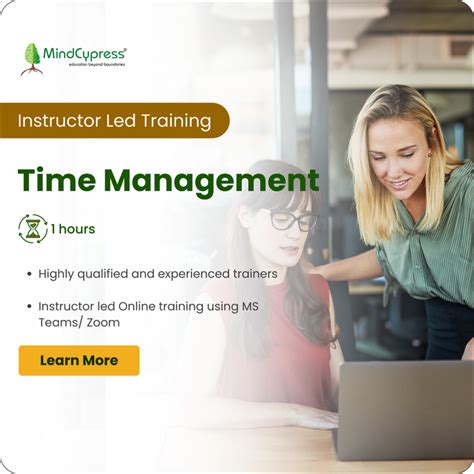 Time Management Self Paced E Learning Course And Mindcypress