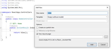 Reactjs With Asp Net Mvc Setup Using Npm Babel And Webpack