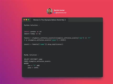 Analysis Dataframe Query Table Olympicsathletesevents Data