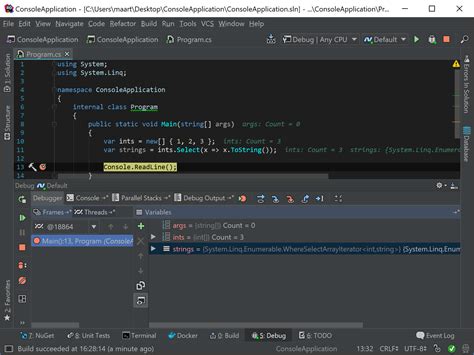 Lambda Expression Breakpoints And Debugger Watches In Rider The NET