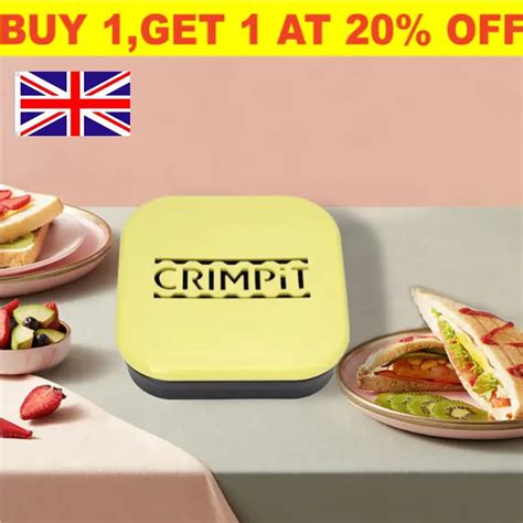 Crimpit Toastie Maker For Thins Sandwich Maker Make Toasted Snacks In