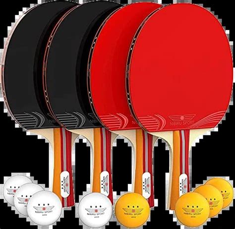 Best Ping Pong Paddle Sets • 2 Paddles And 4 Paddles With Balls