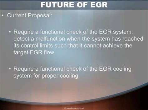 Exhaust Gas Recirculation Presentationppt