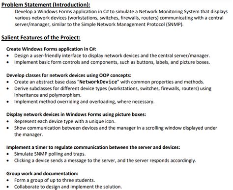 Problem Statement Introduction Develop A Windows Chegg