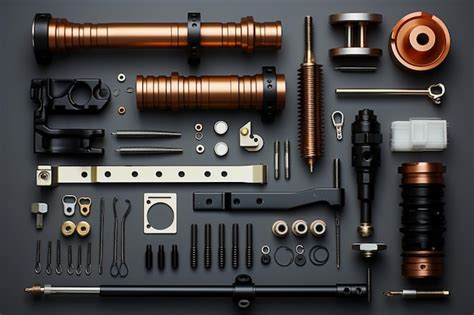 Premium Photo Antenna Mounting Kit On Black Background