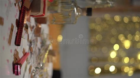Drunk Young Man Sleeping On Sofa After Birthday Party Stock Footage