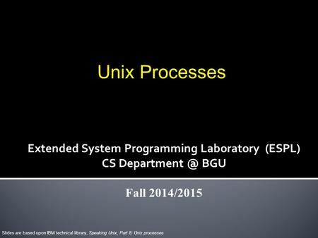 Lecture Thread Unix Process Oriented System Calls Ppt Video Online