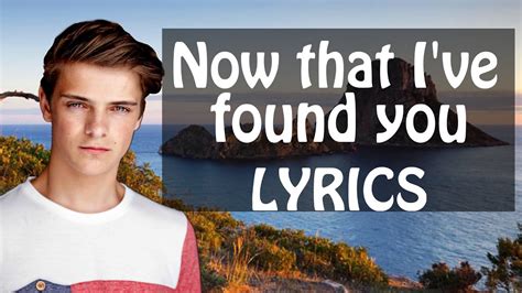 Martin Garrix Now That Ive Found You Lyrics Youtube