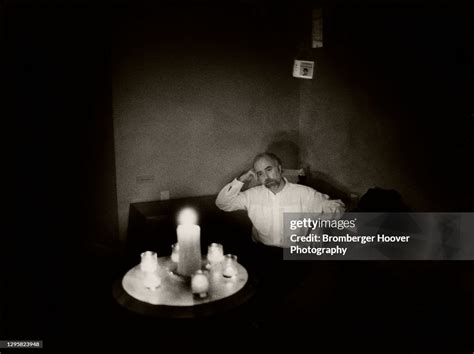 Portrait Of Father Thomas Allsopp Illuminated By Candles After A