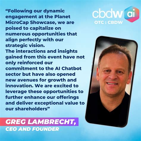 Ai Investorrelations Technologyinnovation 1606corp Chatcbdw Greg Lambrecht