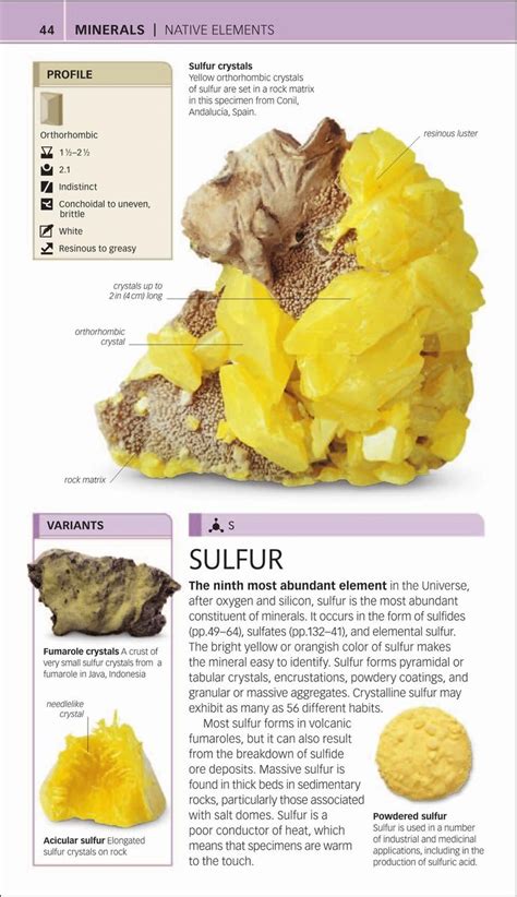 Rocks And Minerals Dk Nature Guide Geology Rocks Mineral Minerals