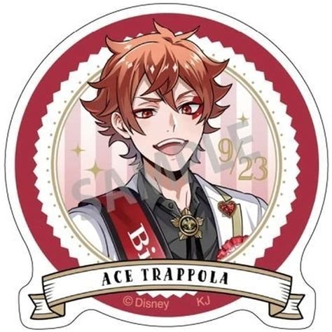 駿河屋 エース・トラッポラ 「ディズニー ツイステッドワンダーランド おめかしバースデー フェア In アニメイト トレーディングアクリル