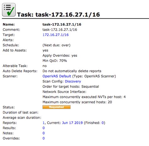 Gse Scans Cidr16 Set Managemaxhosts Greenbone Community Edition Greenbone Community Forum