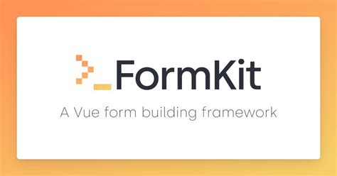 Formkit Build Vue 3 Forms 10x Faster A Vue Form Building Framework