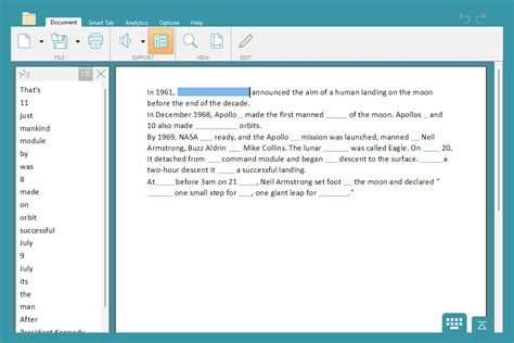 Create And Edit A Cloze Document Crick Software Us