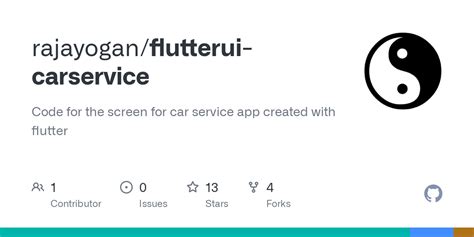 Github Rajayogan Flutterui Carservice Code For The Screen For Car
