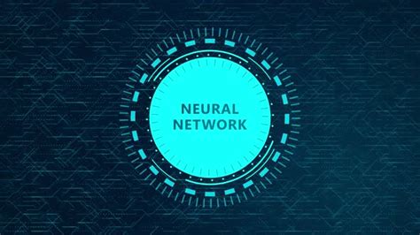 4k Futuristic Neural Network Concept With Rotating Hud Elements And Circuitry Design