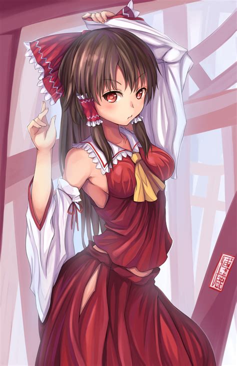 Hakurei Reimu Touhou Drawn By Willgoon Danbooru