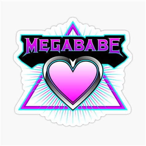 Megababe Lovely Girl Sticker For Sale By Animokio Redbubble