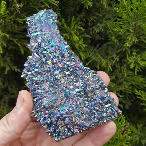 Titanium Rainbow Aura Crystal Group 4 Collectors Crystals Healing