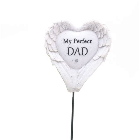 Widdop My Perfect Dad Angel Wings Graveside Stake Mollie And Fred