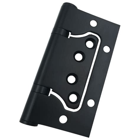 偏轴子母合页黑色4寸不锈钢免开槽静音轴承室内房门木门字母活页虎窝淘