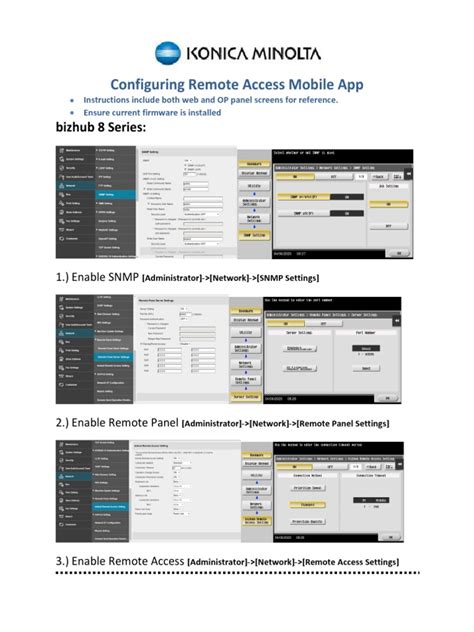 configuring remote access pdf mobile app android operating system