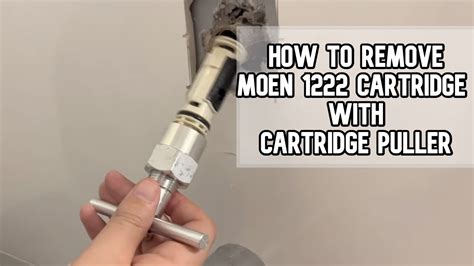 How To Remove Moen 1222 Cartridge With Cartridge Puller YouTube