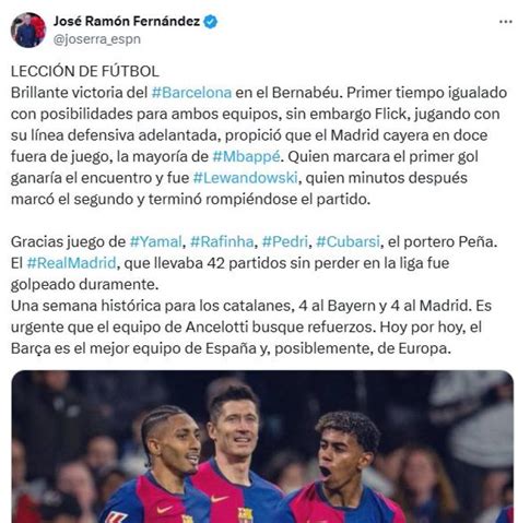 Reacción de la prensa luego del Clásico de LaLiga