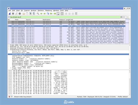 Analyze TCP Traffic With Wireshark Follow TCP Stream Feature LabEx