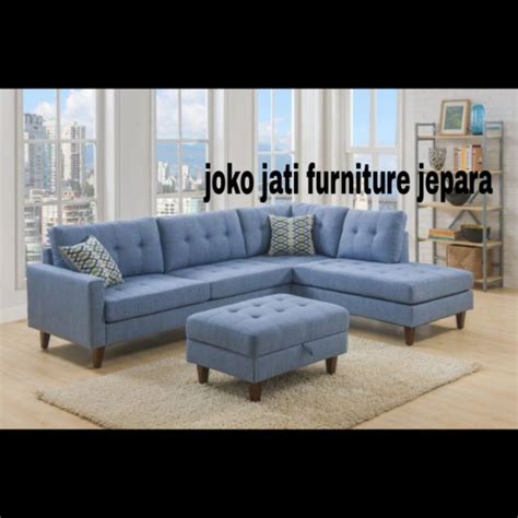 Jual Sofa Sudut Sofa Leter L Sofa Minimalis Shopee Indonesia