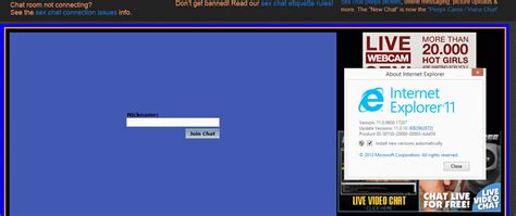 Firefox Update V Seems To Break The Chat Rooms Sex Chat SexChat Blog