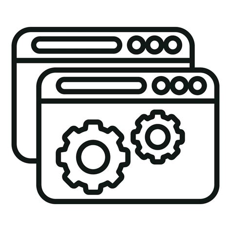 Web Secure Api Icon Outline Vector Interface Hosting 35018765 Vector Art At Vecteezy