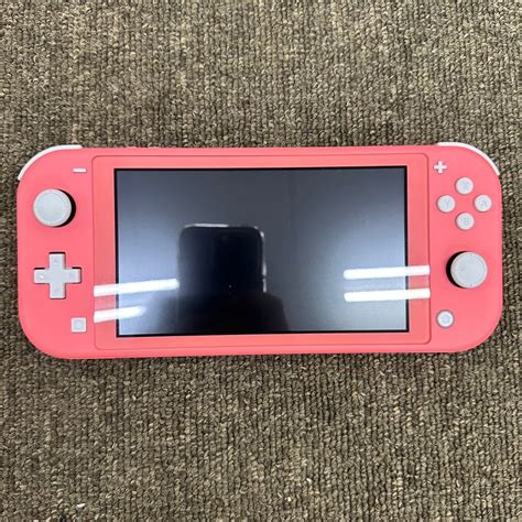 【目立った傷や汚れなし】 【売り切り】そこそこ美品nintendo任天堂 Nintendo Switchライト コーラル Hdh 001 初期