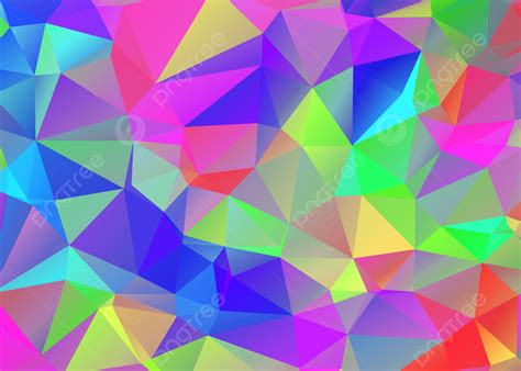 Gorgeous Gradient Color Block Low Poly Polygonal Triangle Background Color Gradient Color