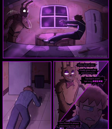 Nik On Instagram Springtrap And Deliah The Dark Ending Page 184 D Fake Knife All