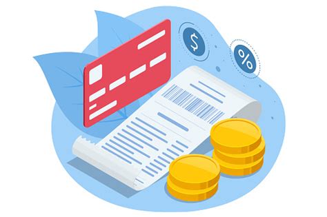 영수증 기록이 있는 결제 기계 또는 Pos 단말기 청구서 Atm의 디자인 템플릿 모형을 위한 종이 재무 수표 아이소메트릭 온라인