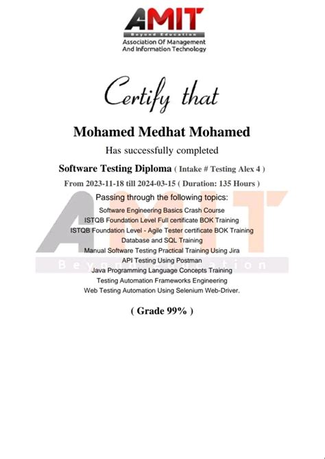 Mohammed Medhat On Linkedin Im Happy To Share The First Step In My