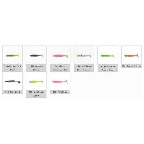 Bass Assassin Crappie Dapper Soft Lure 50 Mm Multicolor Waveinn