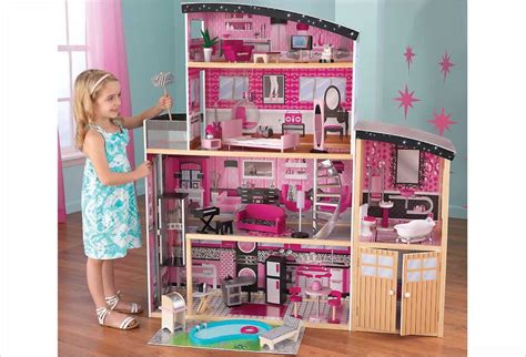Grande Maison de poupée en bois Villa Sparkle Rêves Merveilles