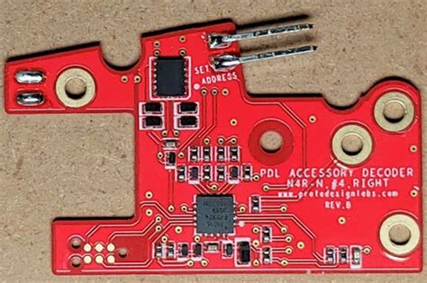 Model N4r Accessory Decoder For N Scale Kato 4 Turnouts Right Hand Proto Design Labs
