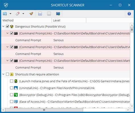 Scan Your Windows System For Dangerous Shortcuts Ghacks Tech News