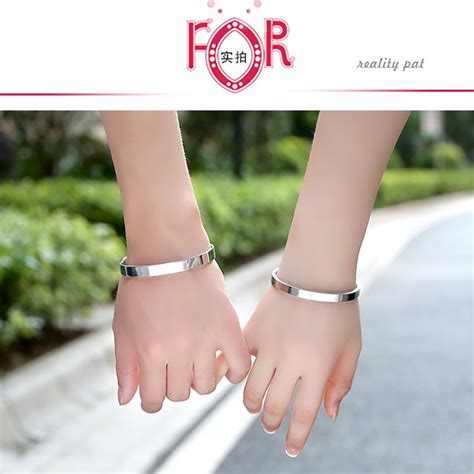 Personalized Bracelet For Women Female Custom Engraved Name Rose Gold