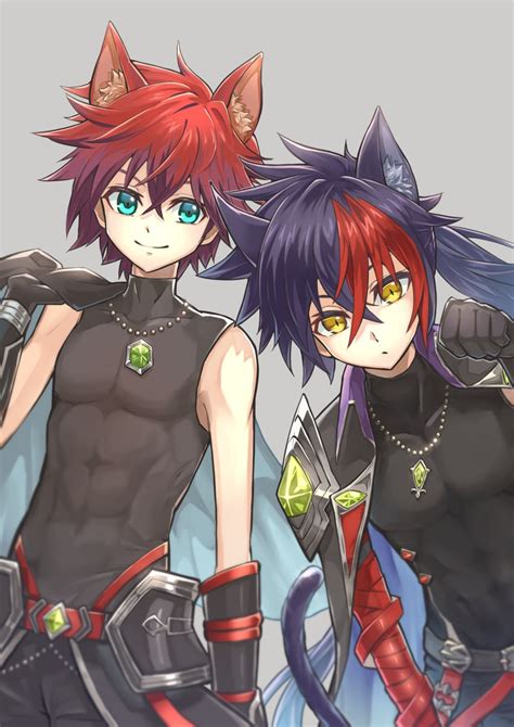 Protagonist And Yami No Ouji Shironeko Project Drawn By Yanagimachi Danbooru